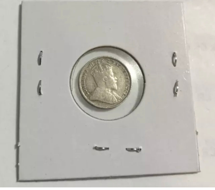 1908 Newfoundland 5 Cent Silver Coin VF – CoinLegend