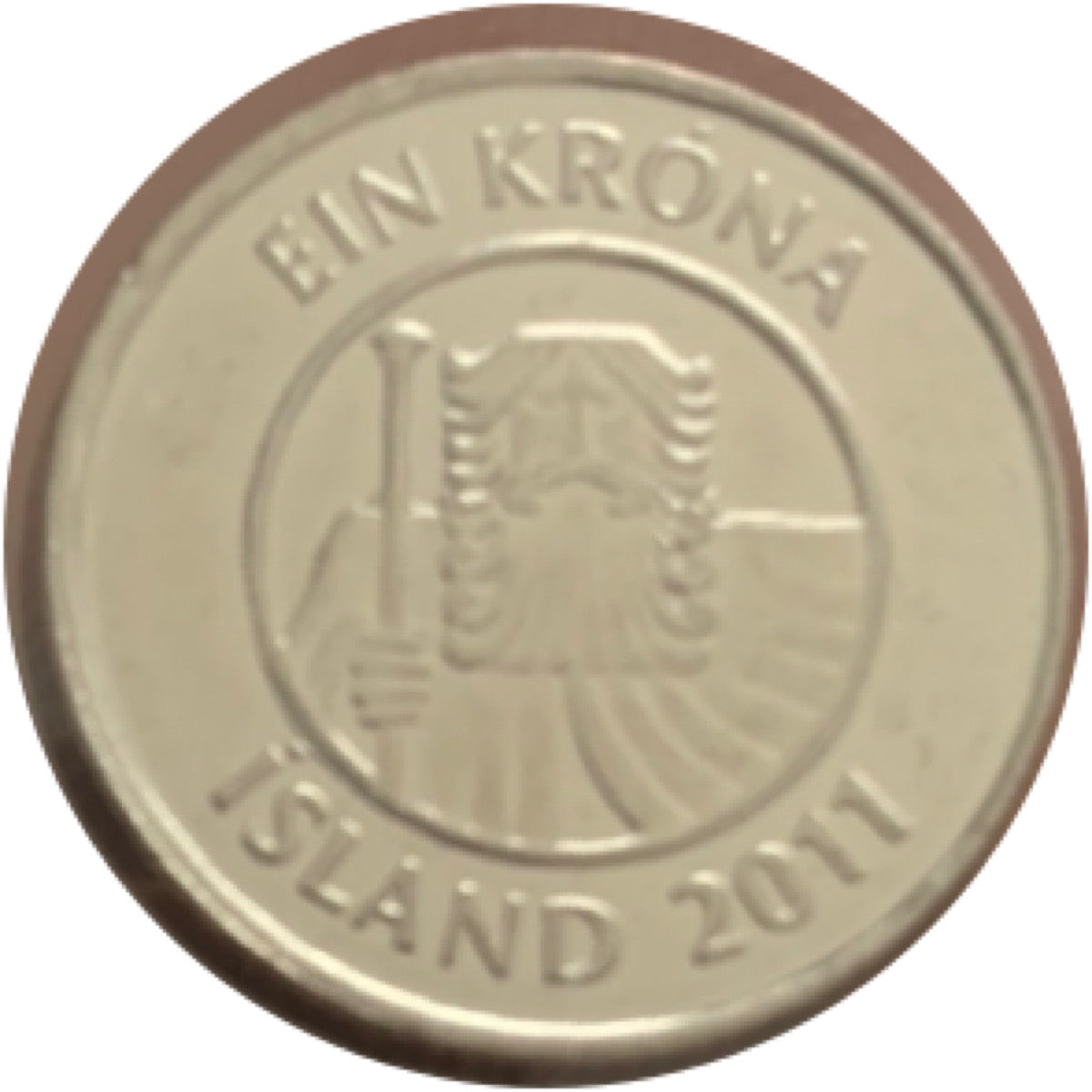 2011 iceland 1 krona coin BU nice coin – CoinLegend