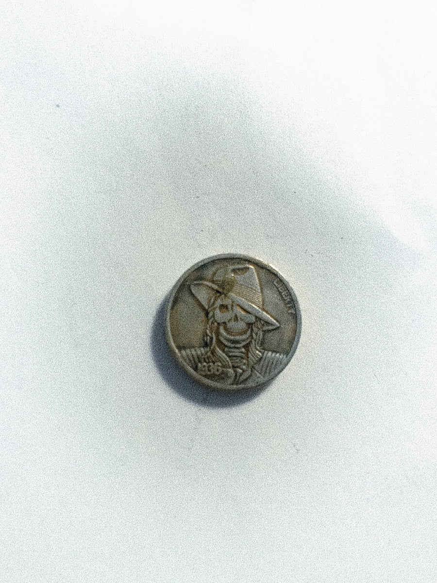 Lucky & Gift Copper Coin “ Western Skeleton“ 23mm Coin – CoinLegend