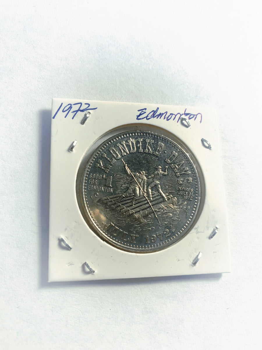 1972 Alberta Edmonton Klondike Days 1 Dollar Token Coin – CoinLegend