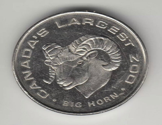 Calgary Zoo Token, Admit One Adult Dinosaur Type Nice *** – CoinLegend