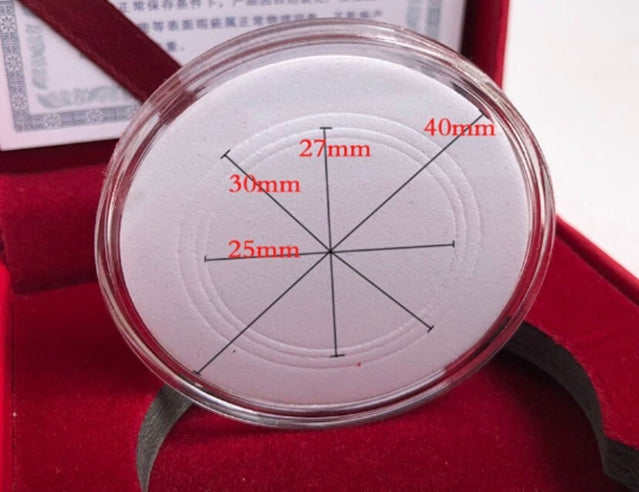 40mm coin box commemorative coin coin gift box gold and silver coin co ...