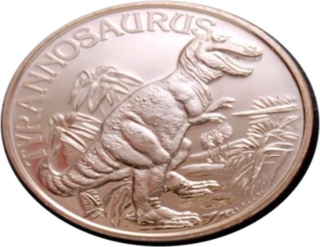 Dinosaurs - Tyrannosaurus - 1oz. Pure Copper Bullion Round*** – CoinLegend