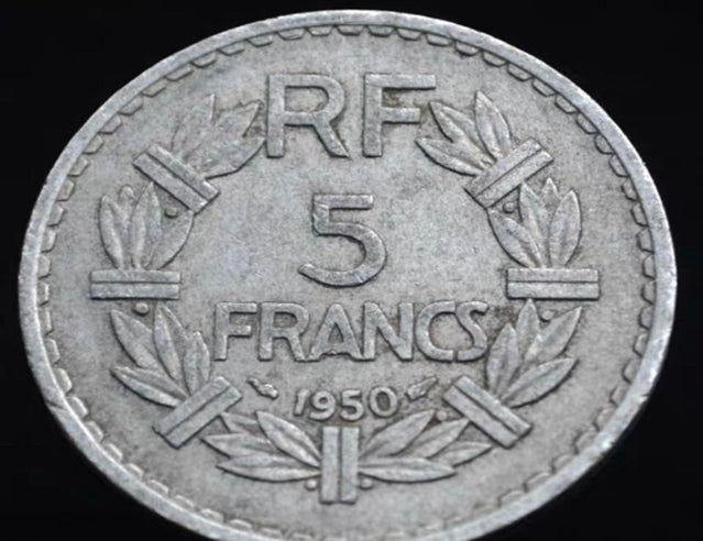 1950 French coin 5 francs VF – CoinLegend