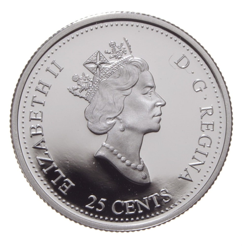 2000 Canadian 25-Cent Community/December Millennium Quarter Coin UNC ...